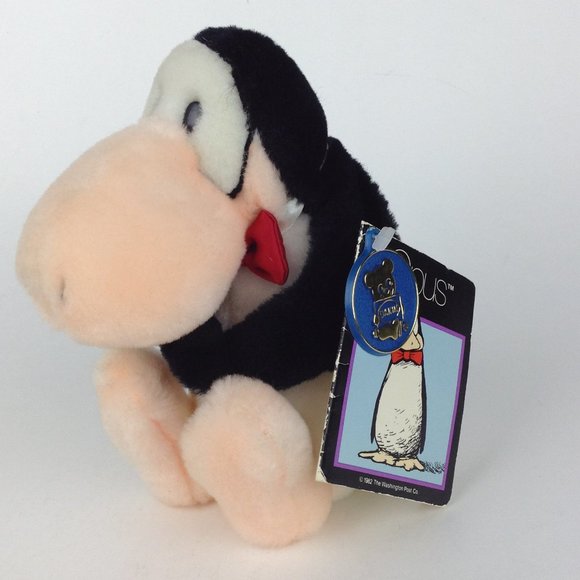 Other | Vintage 1985 Dakin Opus Penguin Bloom County 6 Plush Stuffed ...
